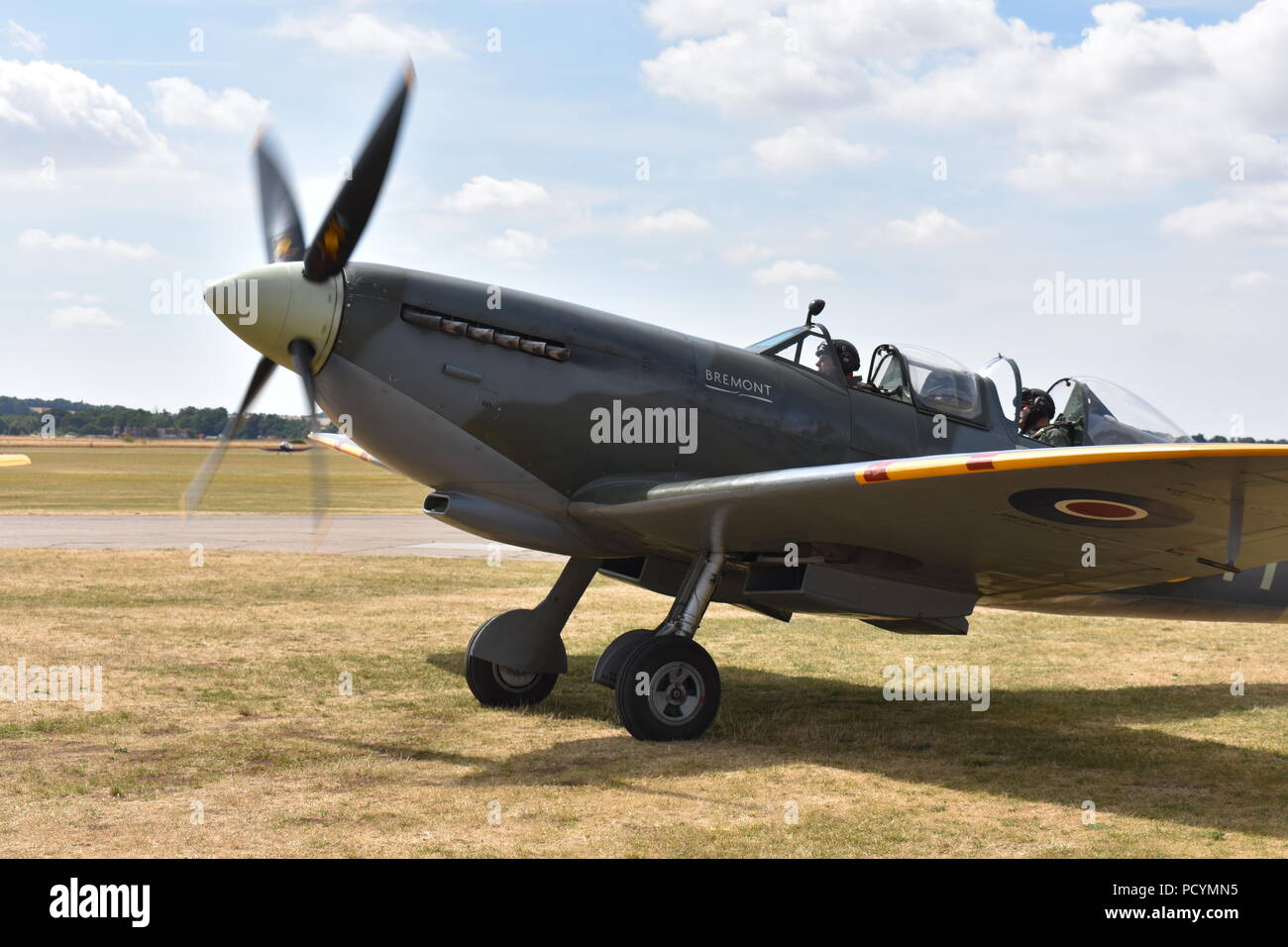 Iconic two seater spitfire Stock Photo - Alamy