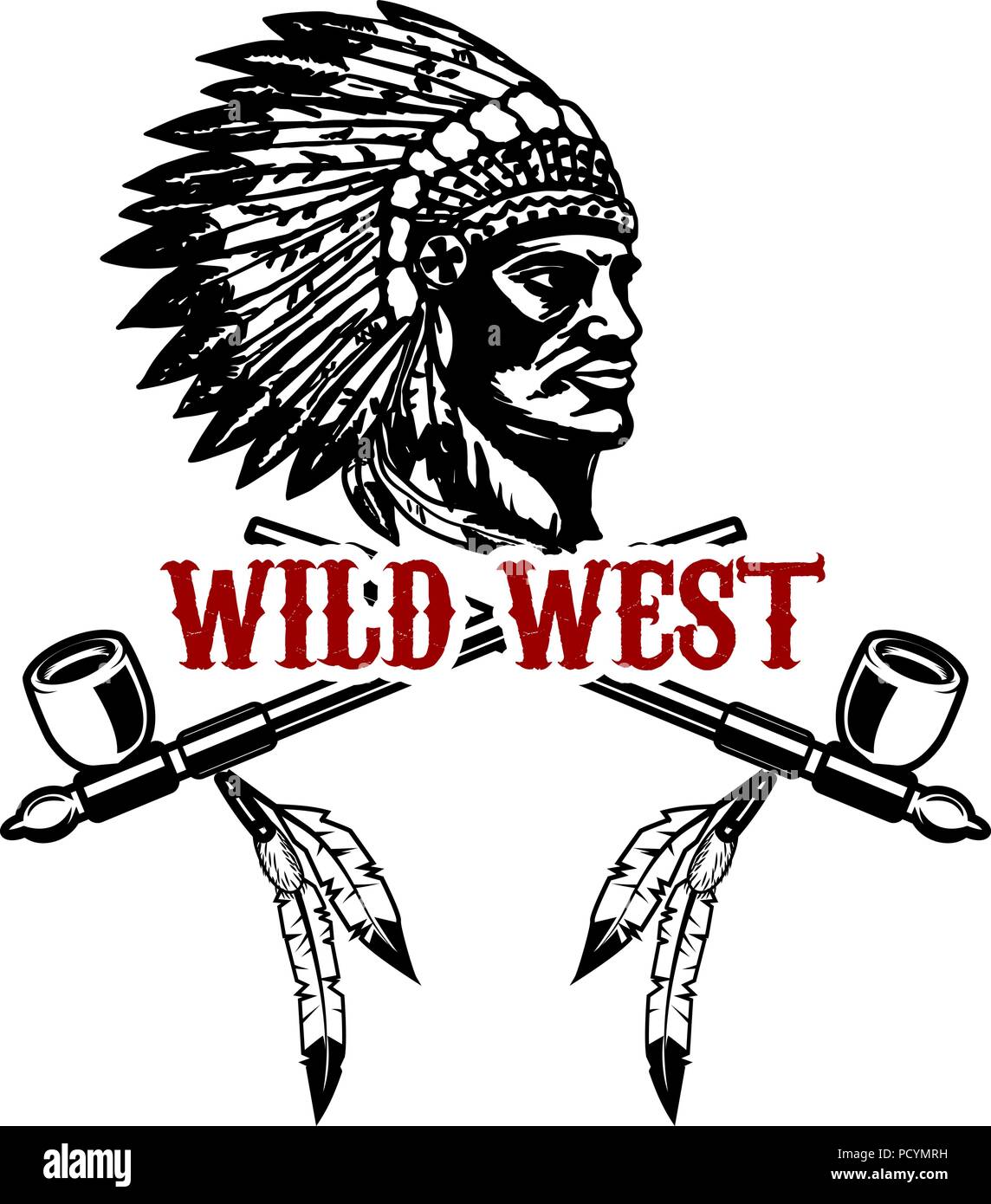 Native American Chief Vector