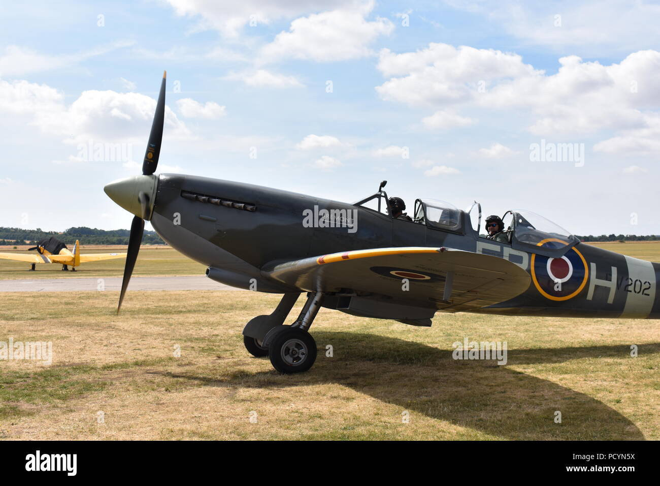 Iconic two seater spitfire Stock Photo - Alamy