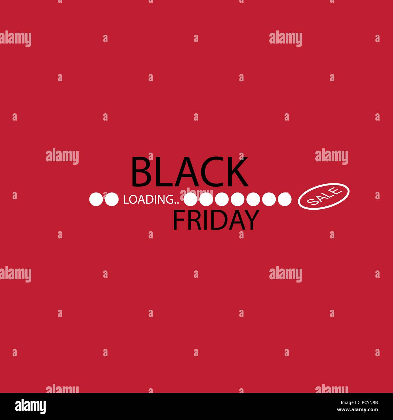 Black friday. Progress loading bar. Vector illustration Stock Vector ...