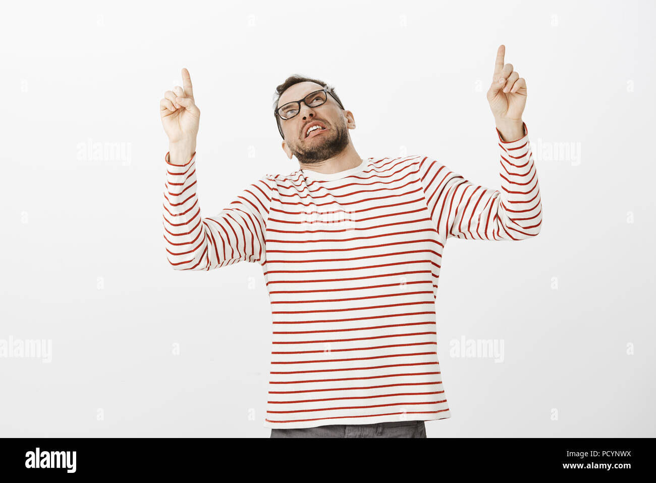 Pointing person stain hi-res stock photography and images - Alamy