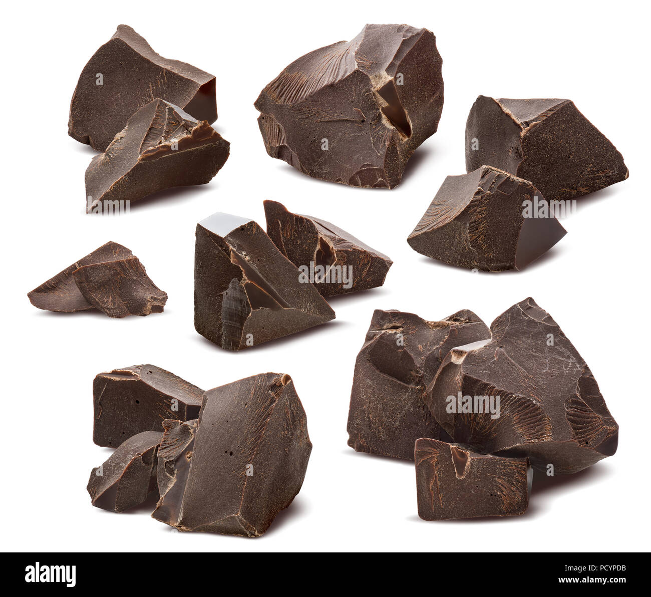 Broken chocolate hi-res stock photography and images - Alamy