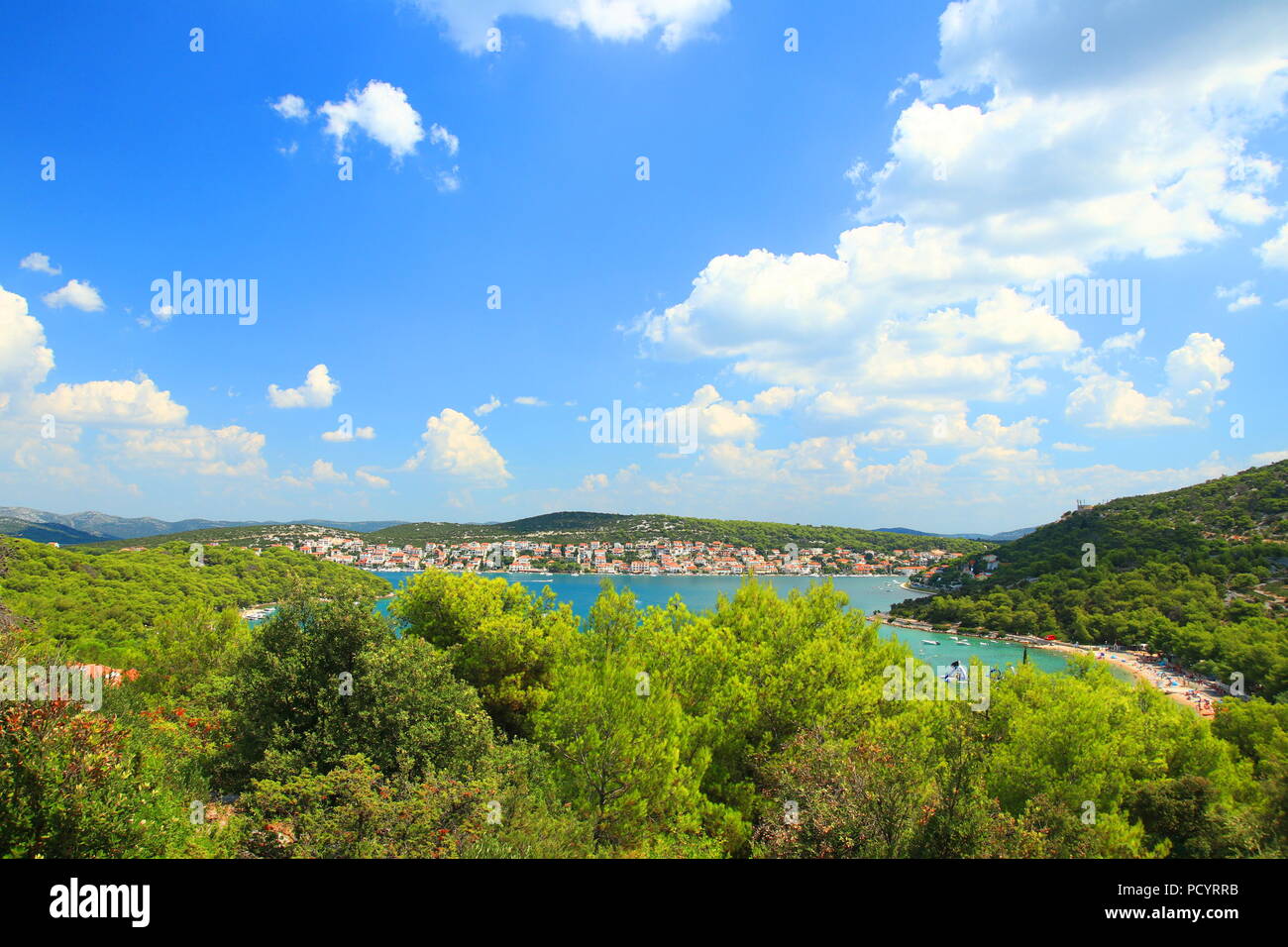 Tisno on Island Murter, Croatia Stock Photo - Alamy