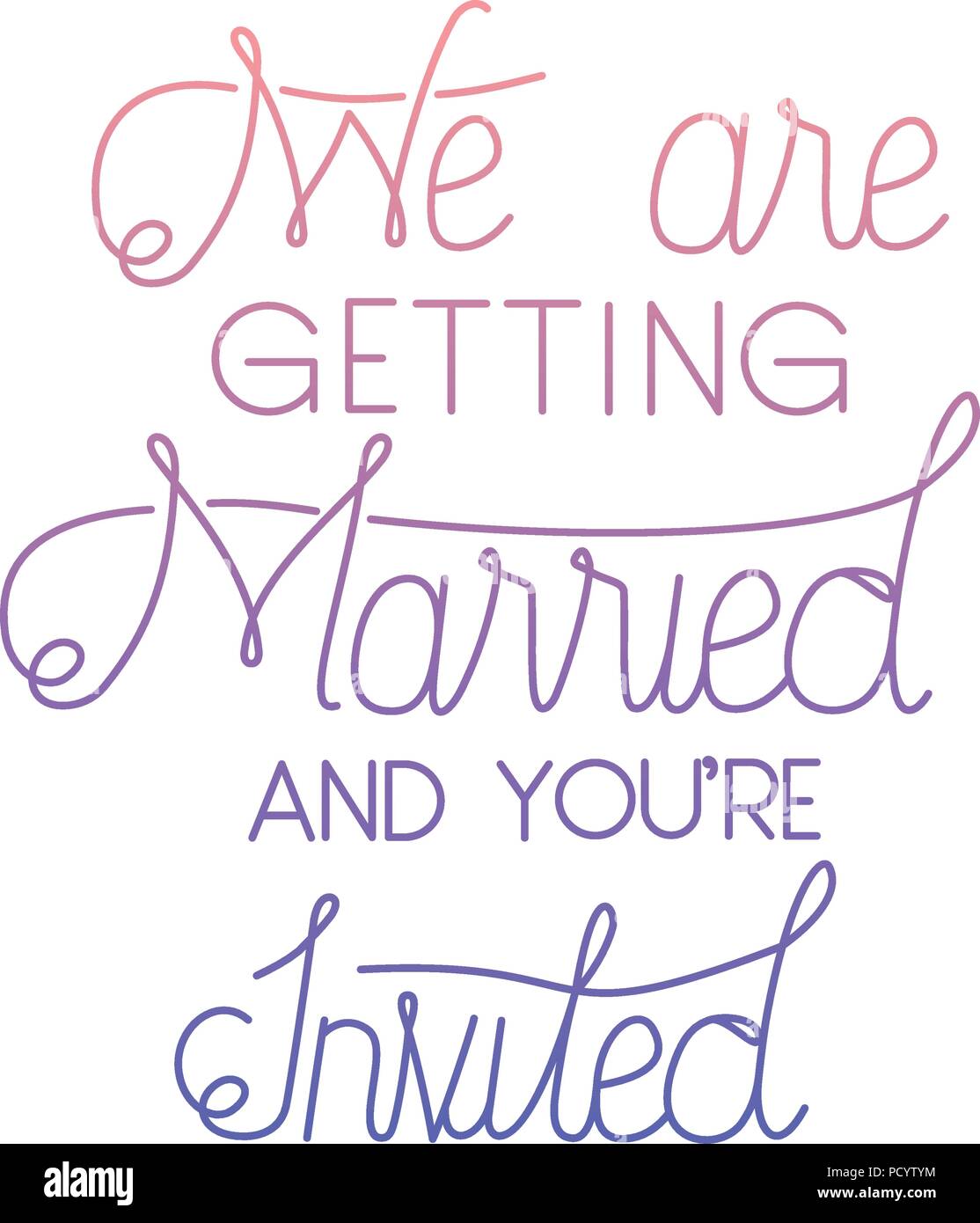 Getting married sign hi-res stock photography and images - Alamy