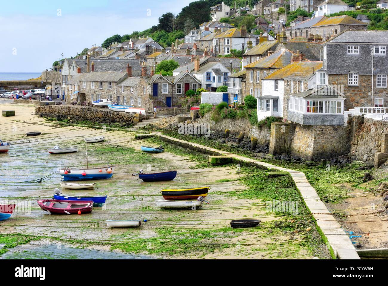 Mousehole, fishing village,Cornwall,England,UK Stock Photo - Alamy