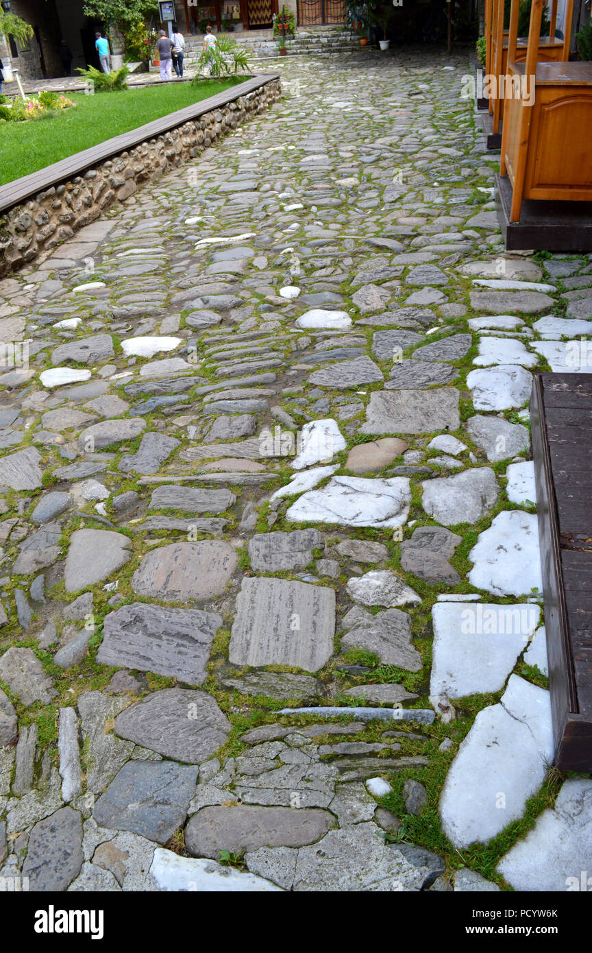 Pavement Around Bachkovo Monastery “Assumption of Holy Virgin” Stock ...