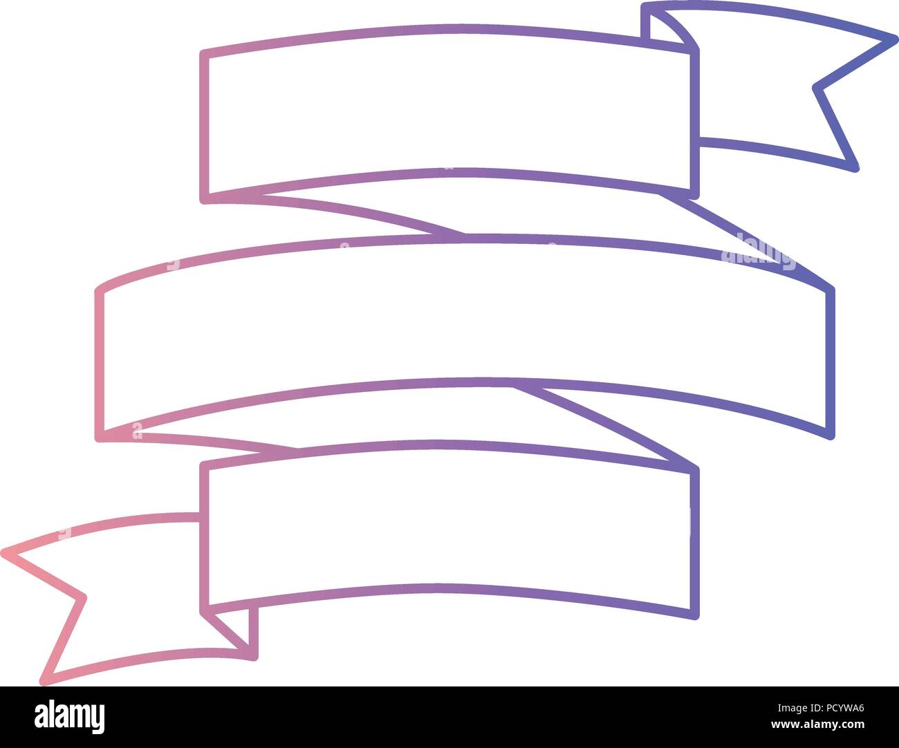 single and classic ribbon frame Stock Vector Image & Art - Alamy