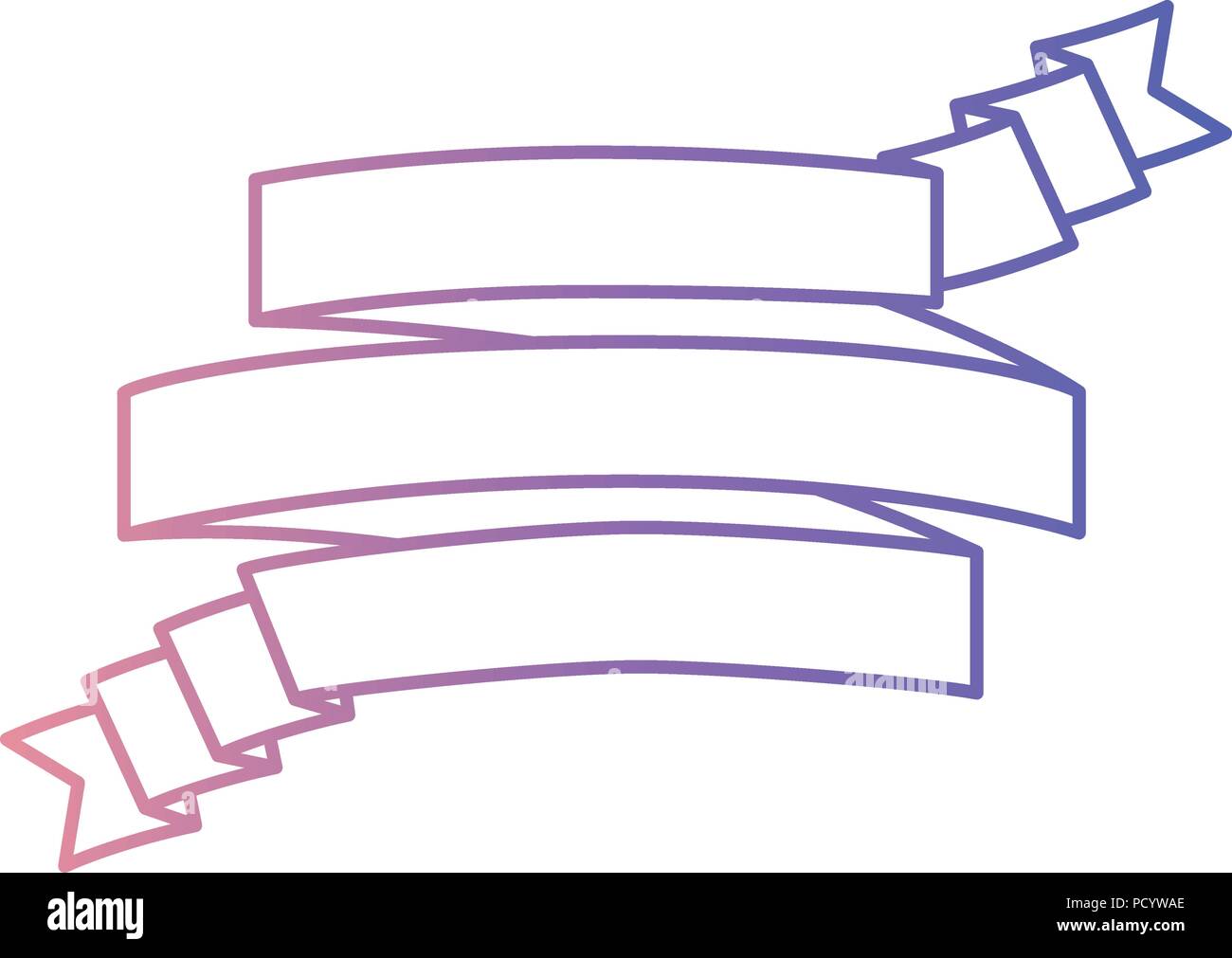 single and classic ribbon frame Stock Vector Image & Art - Alamy