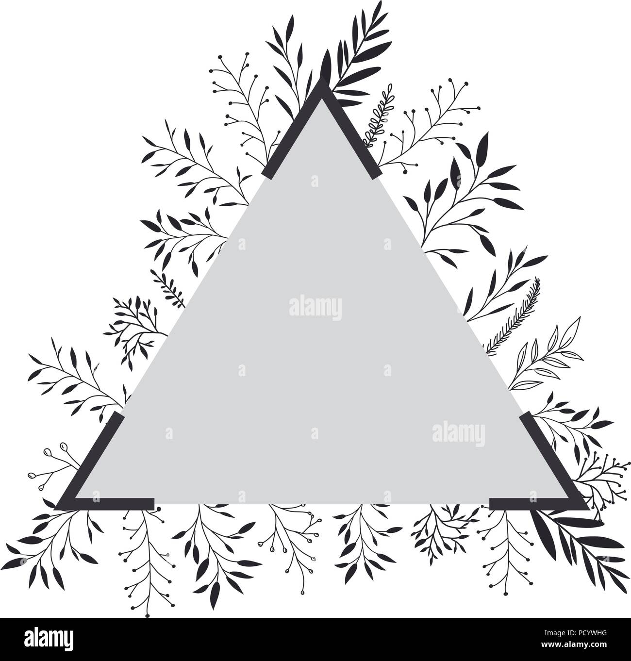 Triangle garden border hi-res stock photography and images - Alamy