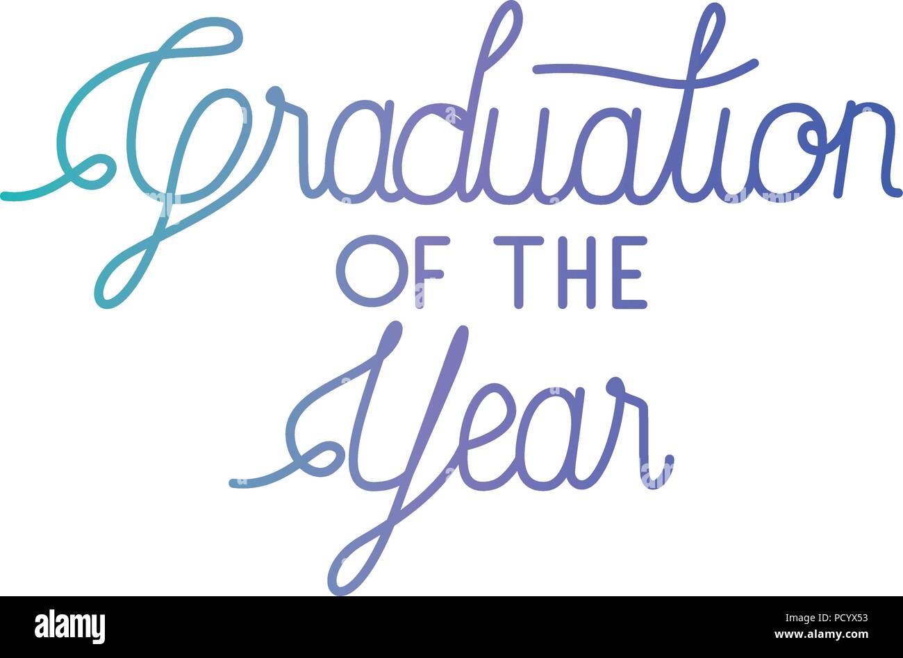 graduation message with hand made font Stock Vector Image & Art - Alamy