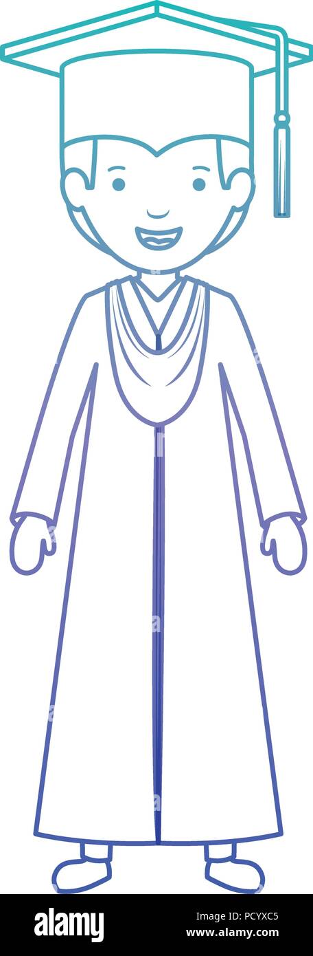 young boy graduate character Stock Vector Image & Art - Alamy