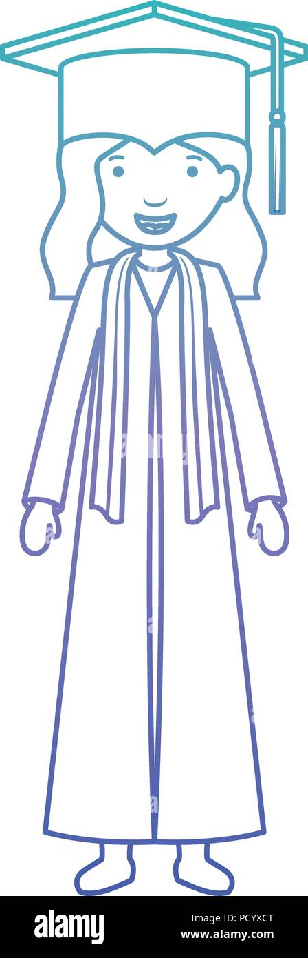 Girl holding degree Stock Vector Images - Alamy