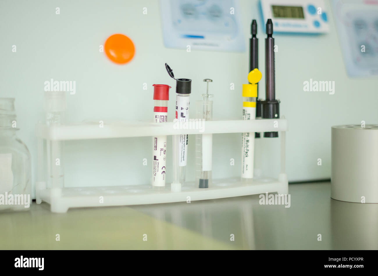 Test tubes in the laboratory Stock Photo - Alamy