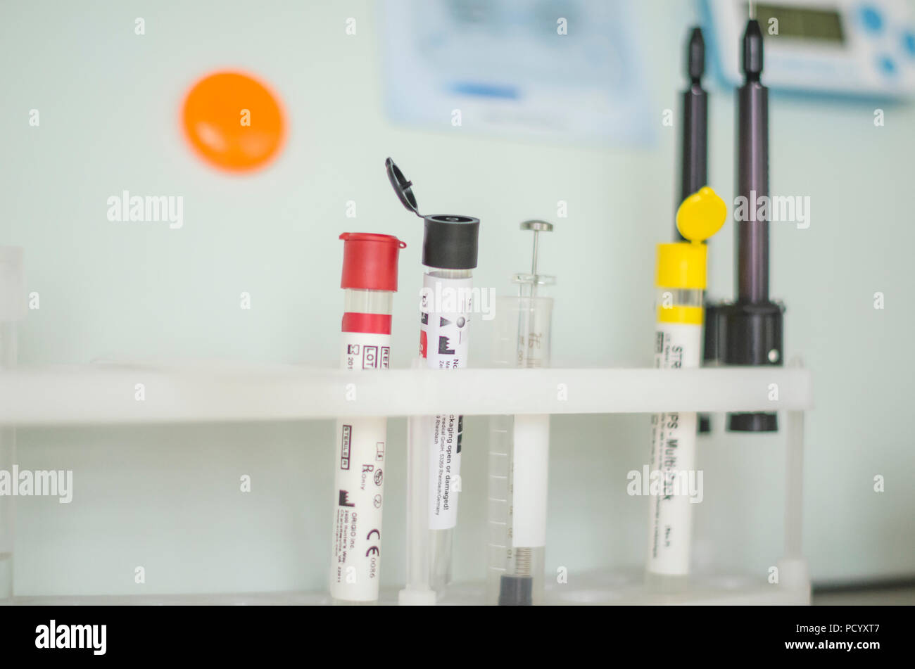 Test tubes in the laboratory Stock Photo - Alamy