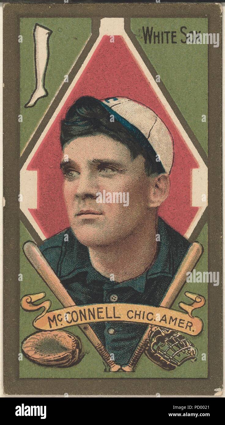 Ambrose McConnell, Chicago White Sox, baseball card portrait Stock ...