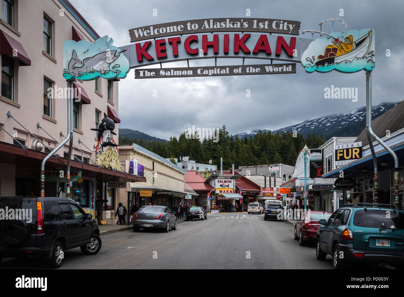 Ketchikan city alaska hi-res stock photography and images - Alamy
