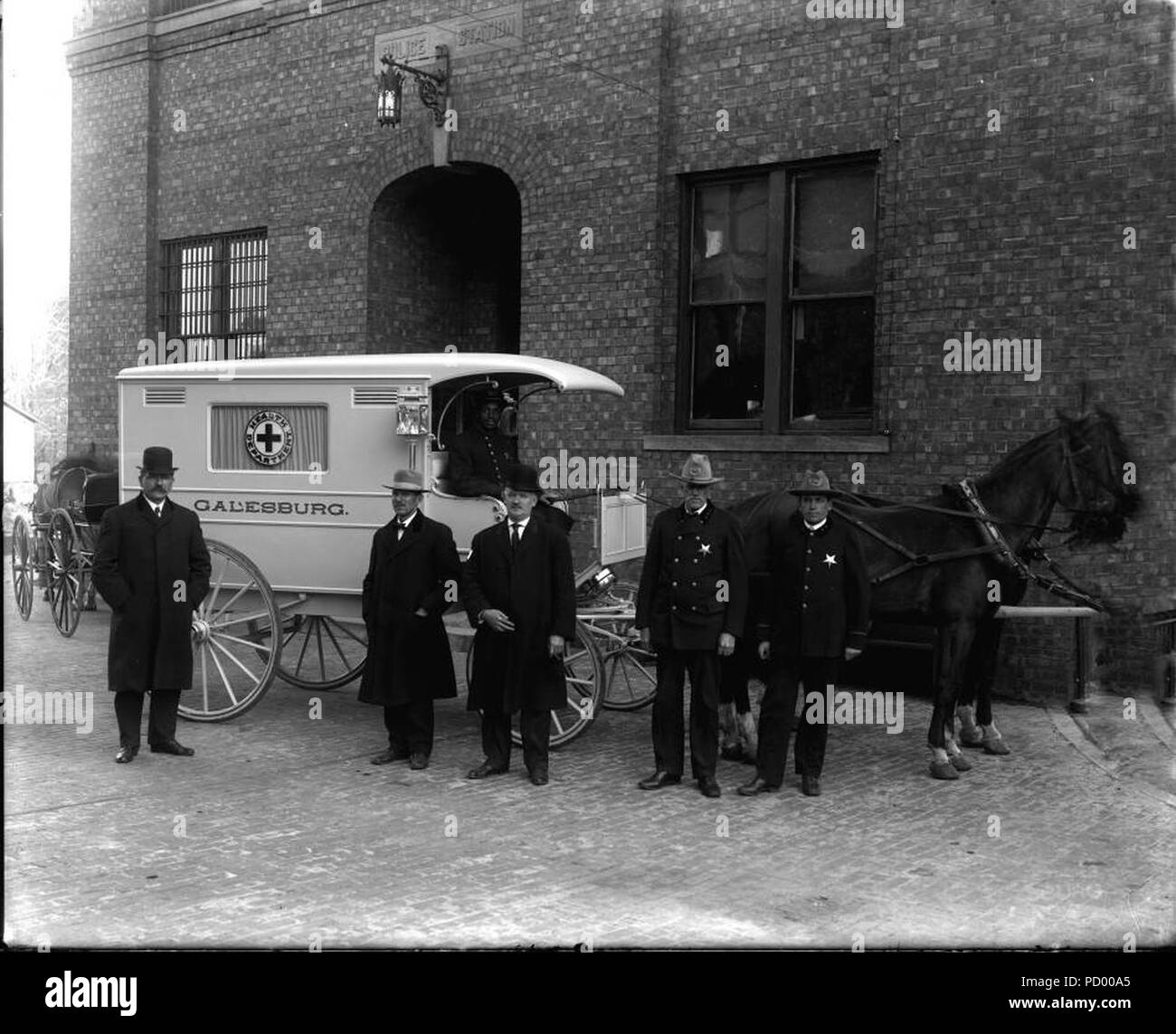 Classic ambulance Black and White Stock Photos & Images - Alamy