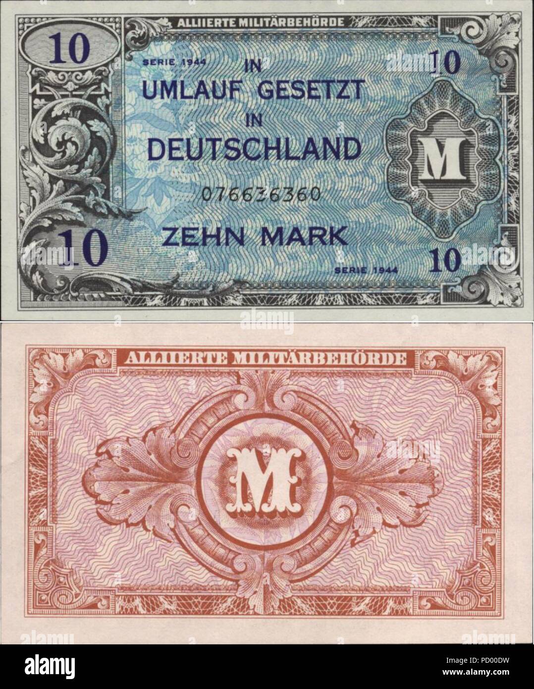 AMC germany 10 mark Stock Photo - Alamy