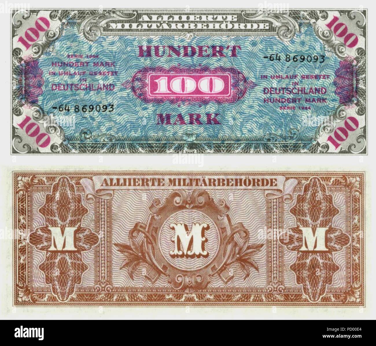 100 mark hi-res stock photography and images - Alamy