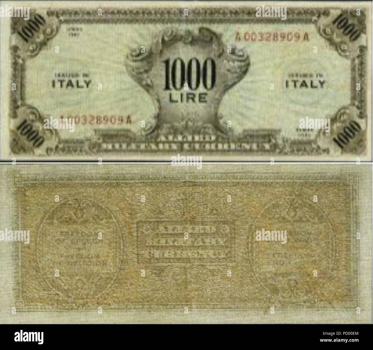1000 lire hi-res stock photography and images - Alamy