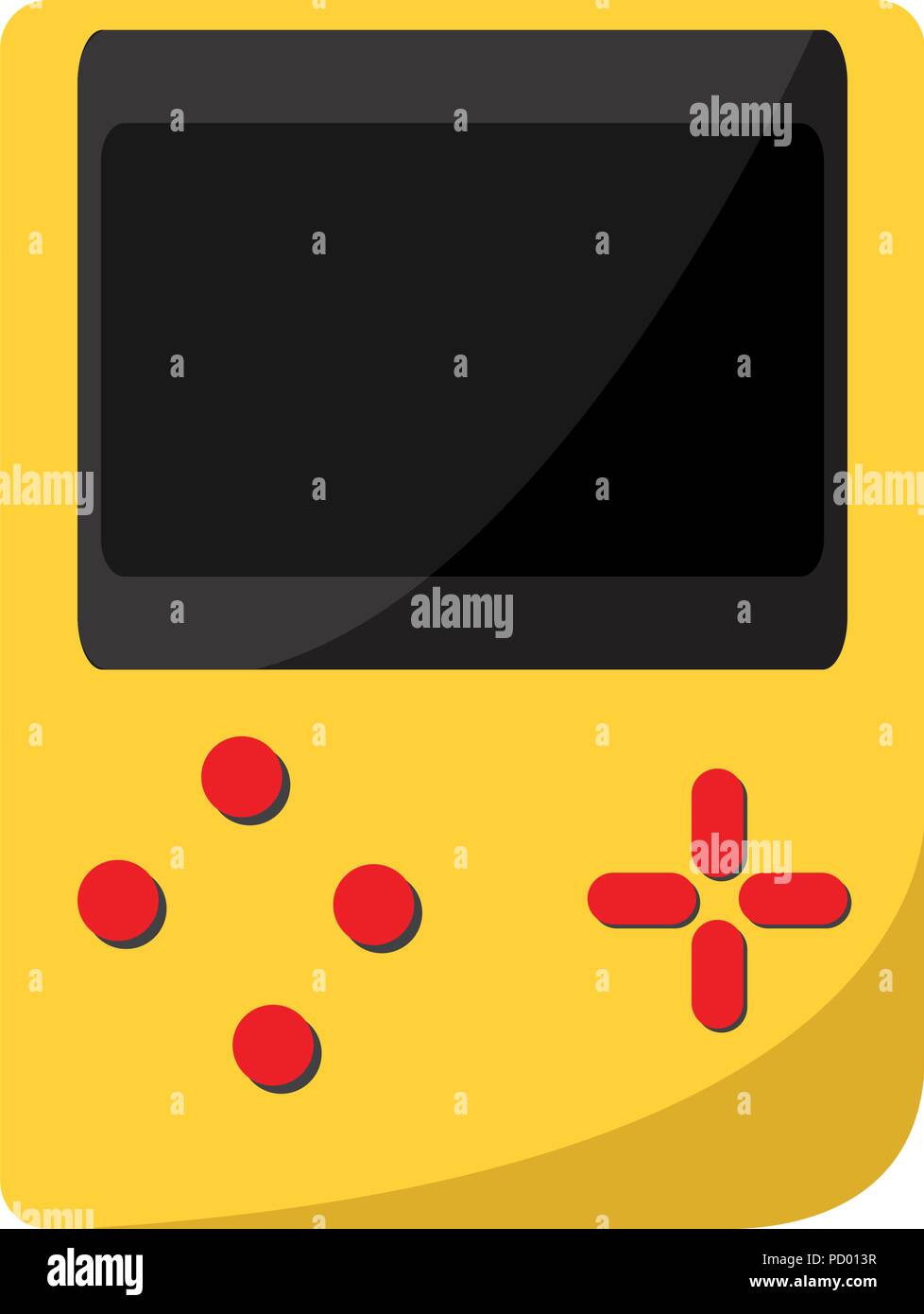 Isolated portable videogame console icon Stock Vector Image & Art - Alamy