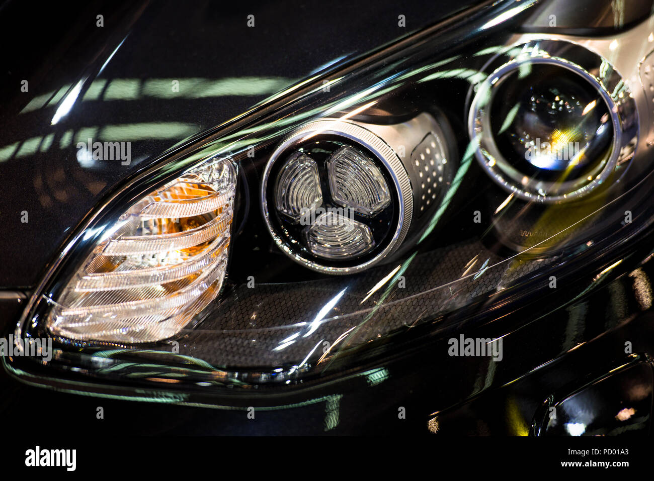 Luxury headlights hi-res stock photography and images - Alamy