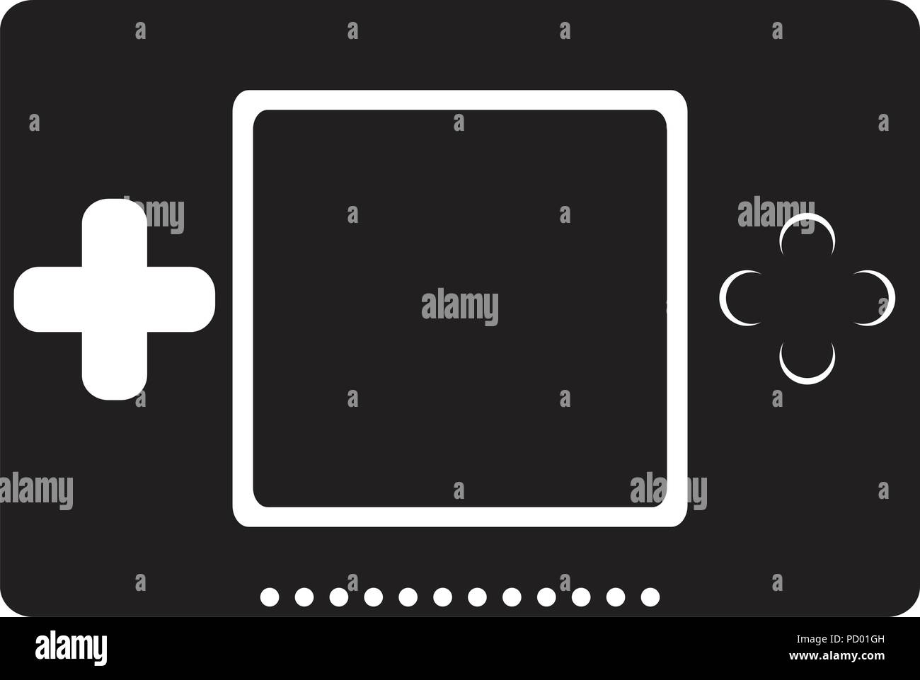 Isolated portable videogame console icon Stock Vector Image & Art - Alamy