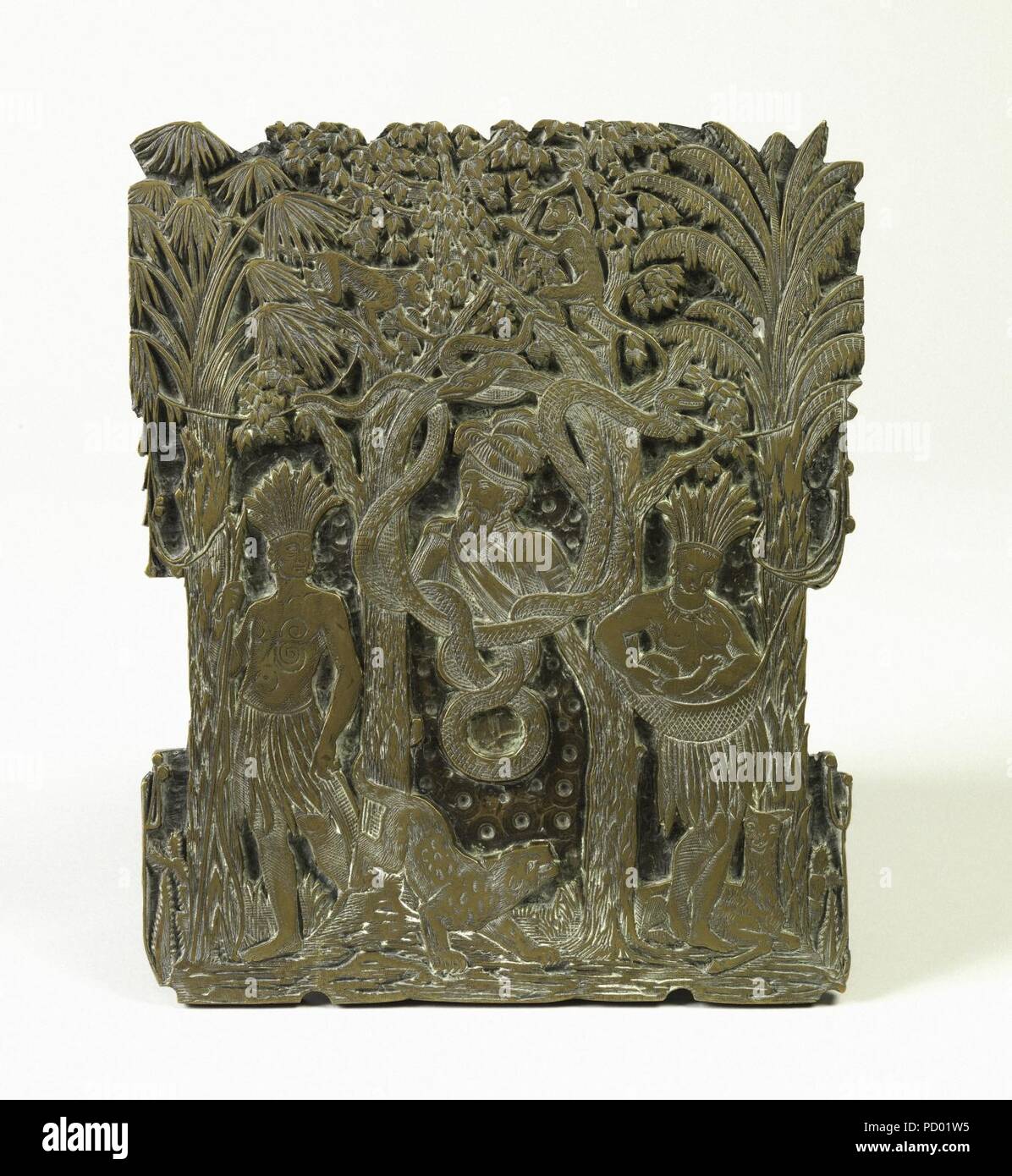 America Plaque, 17th century Stock Photo - Alamy