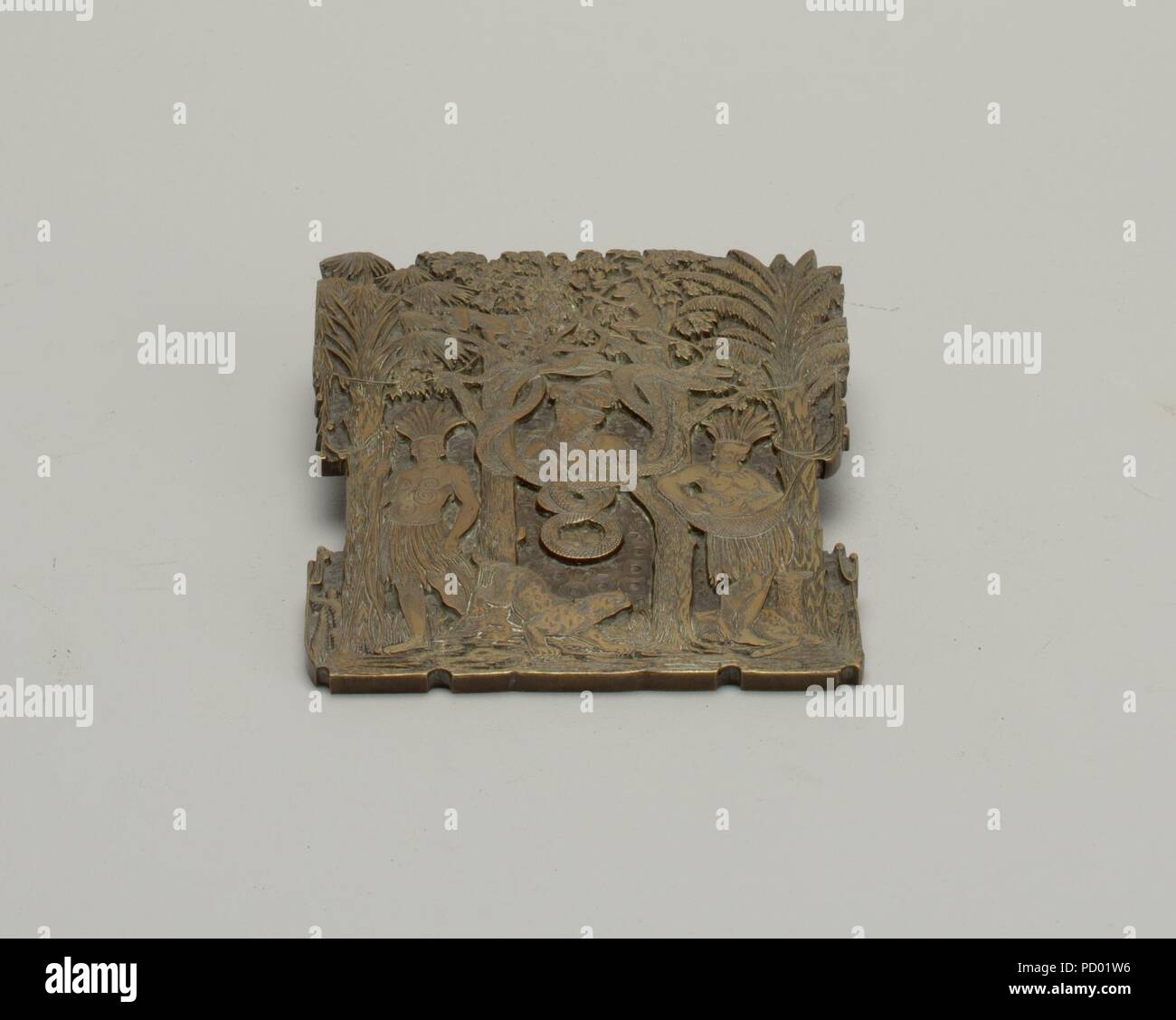 America Plaque, 17th century Stock Photo - Alamy