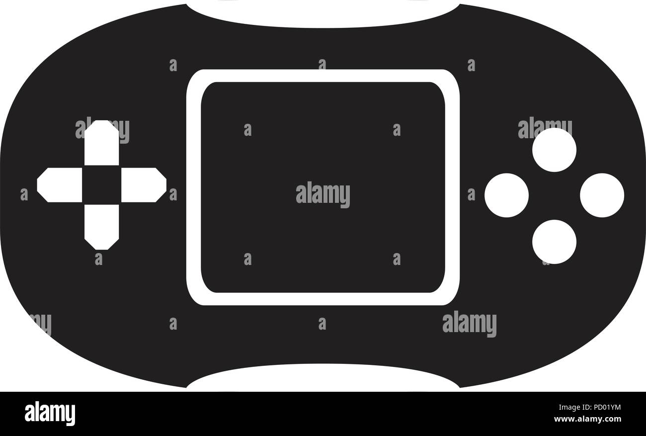 Isolated portable videogame console icon Stock Vector Image & Art - Alamy