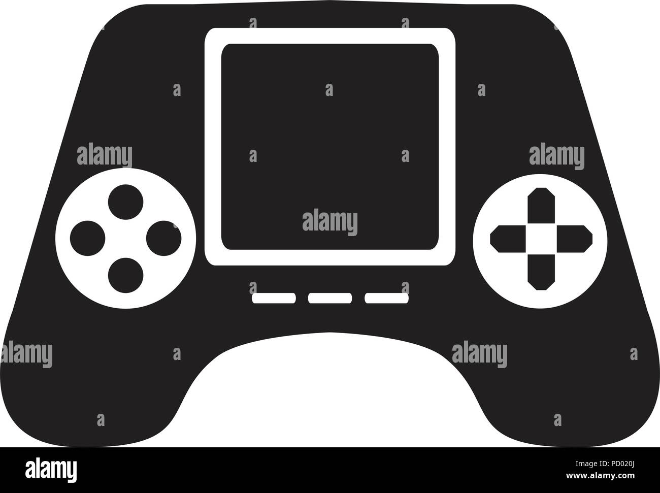 Isolated portable videogame console icon Stock Vector Image & Art - Alamy