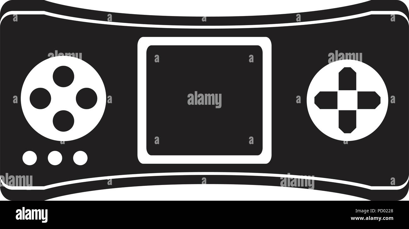 Isolated portable videogame console icon Stock Vector Image & Art - Alamy