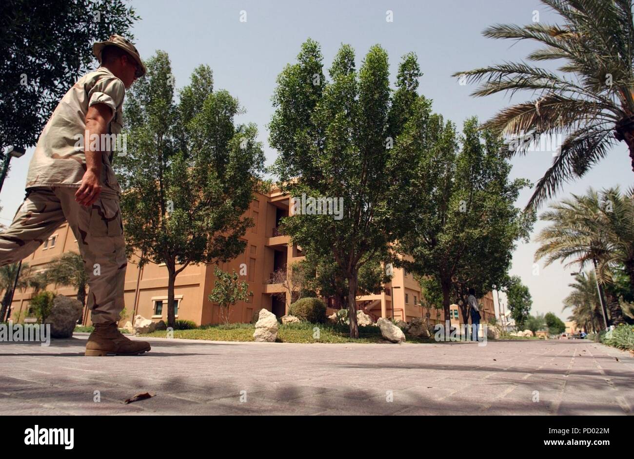 American barracks in Bahrain Stock Photo - Alamy
