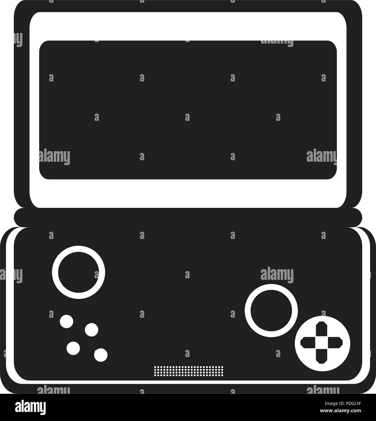 Isolated portable videogame console icon Stock Vector Image & Art - Alamy