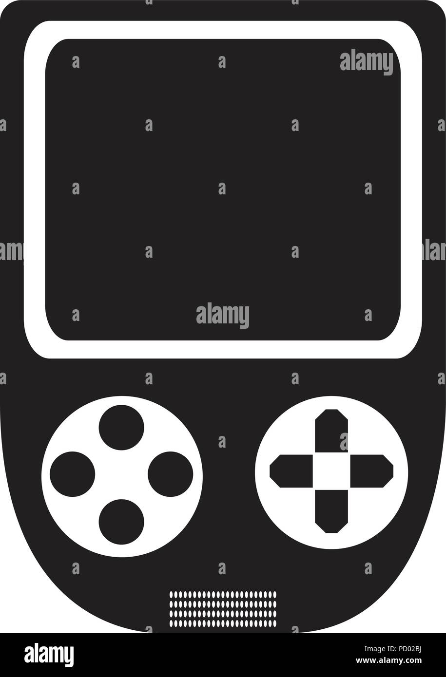 Isolated portable videogame console icon Stock Vector Image & Art - Alamy