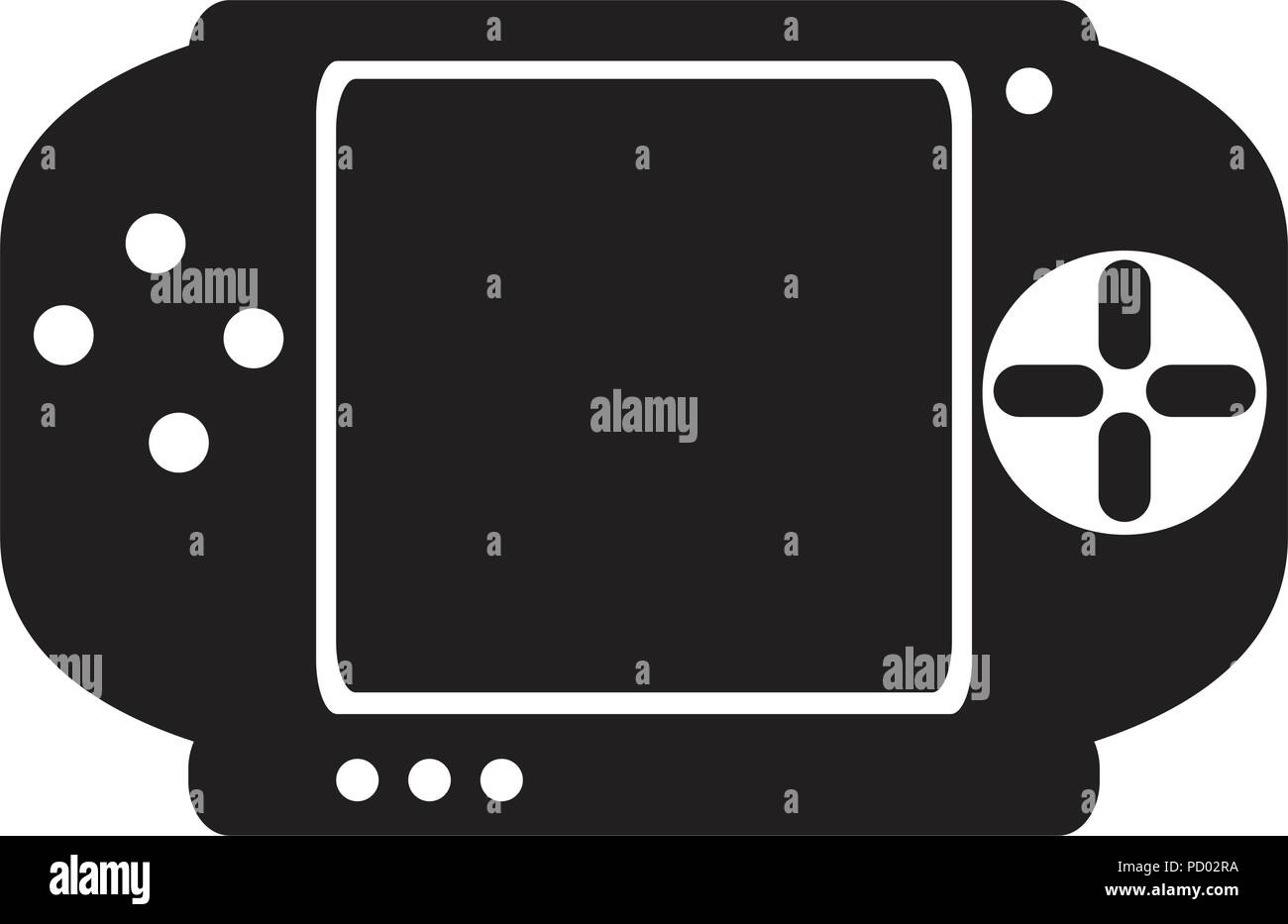 Isolated portable videogame console icon Stock Vector Image & Art - Alamy