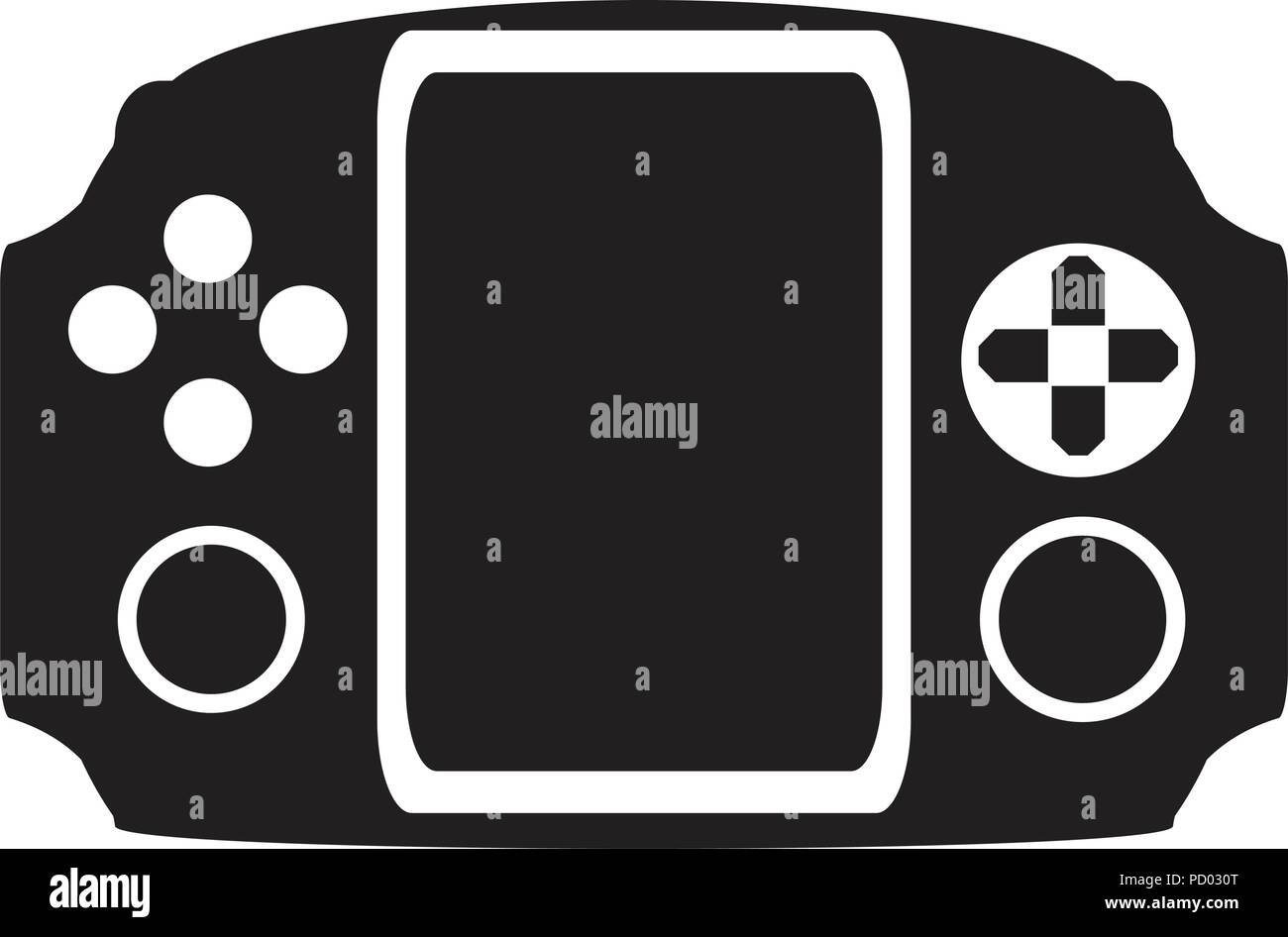 Isolated portable videogame console icon Stock Vector Image & Art - Alamy