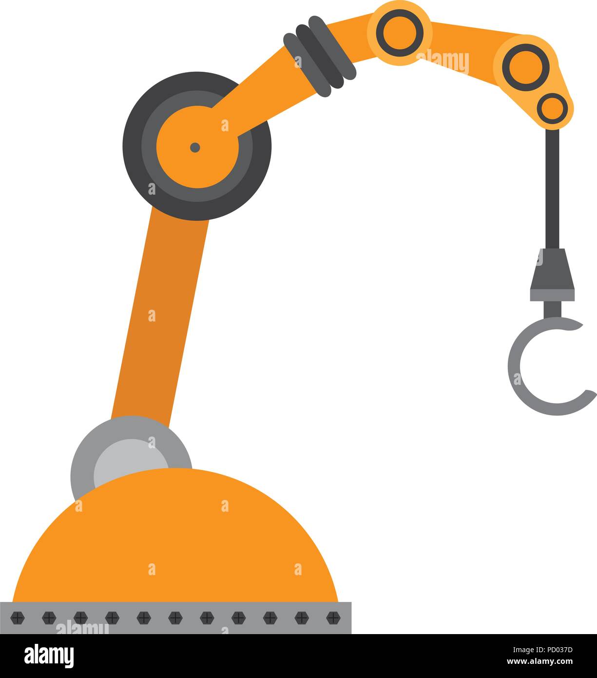 Isolated industrial robot arm icon Stock Vector Image & Art - Alamy