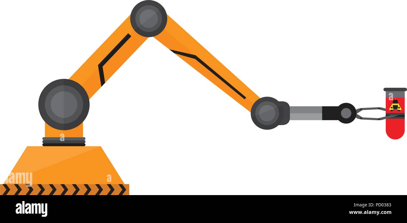 Isolated industrial robot arm icon Stock Vector Image & Art - Alamy