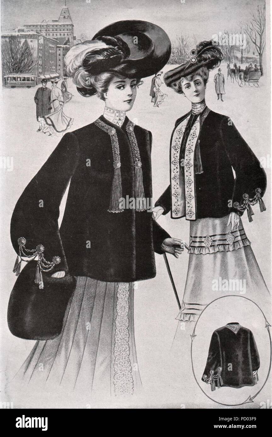 American Furs 1903 Stock Photo - Alamy