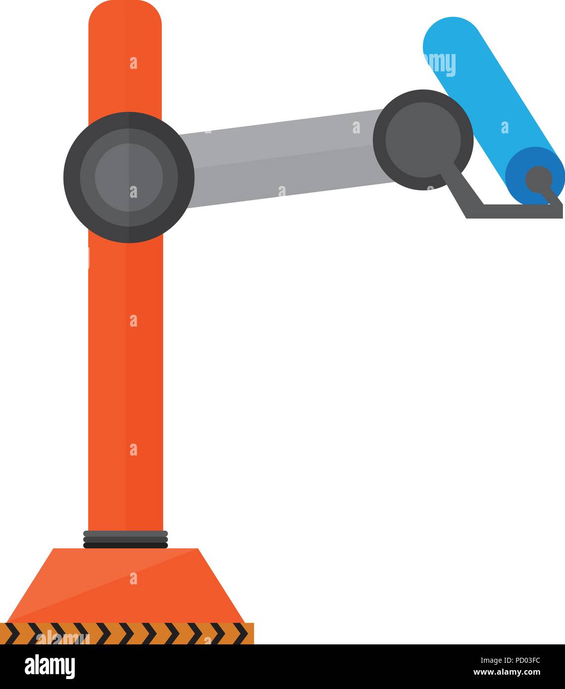 Isolated industrial robot arm icon Stock Vector Image & Art - Alamy