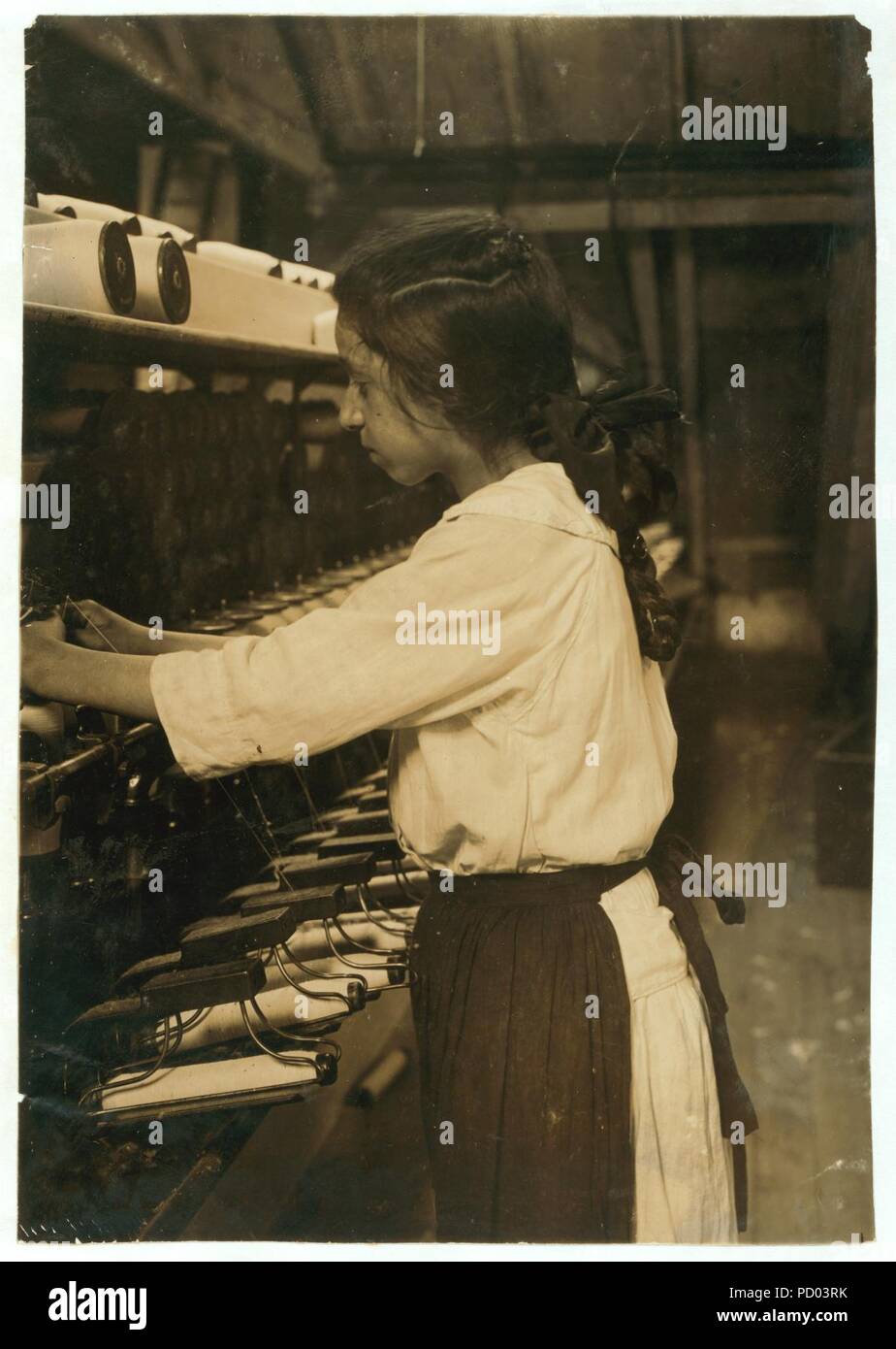 American Linen Co. Spooler tender Stock Photo - Alamy