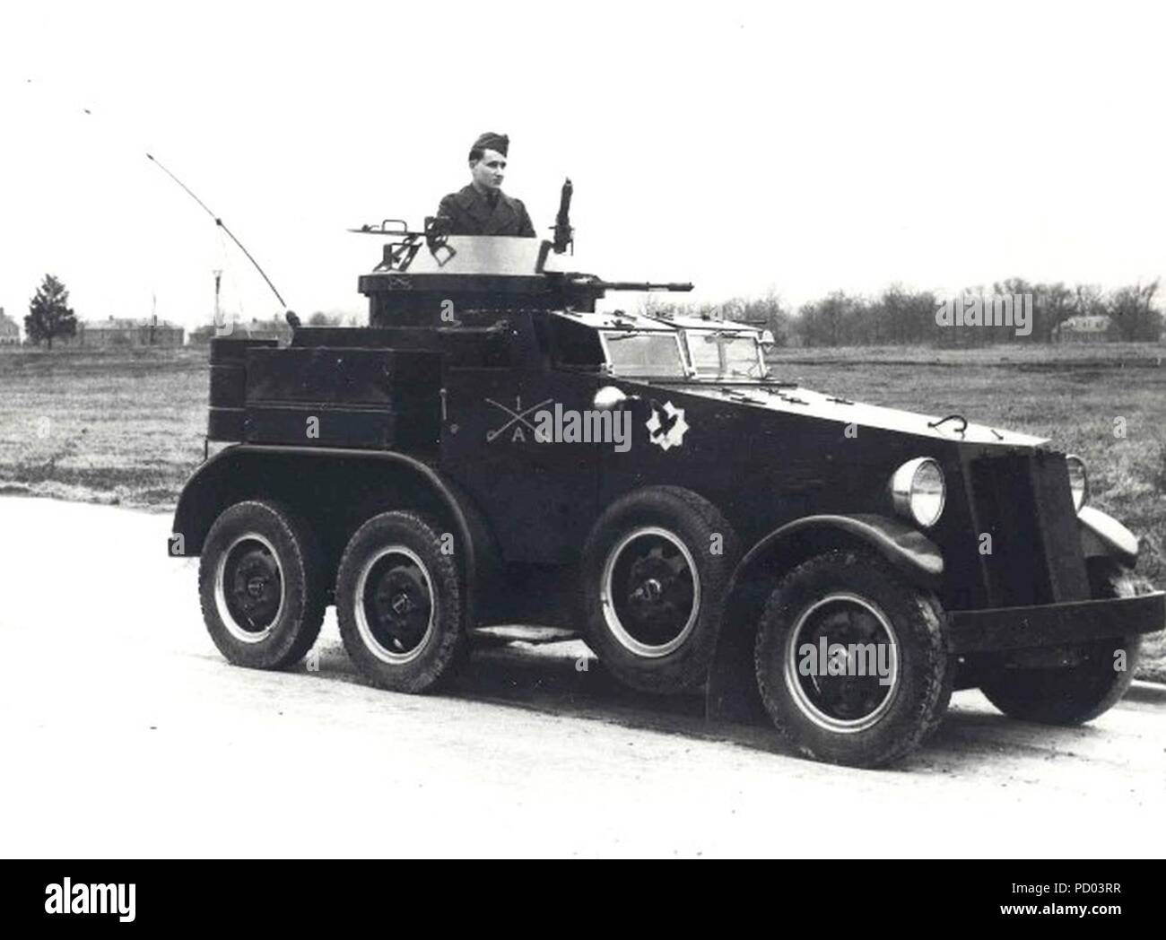 American M1 Armored Car Stock Photo - Alamy