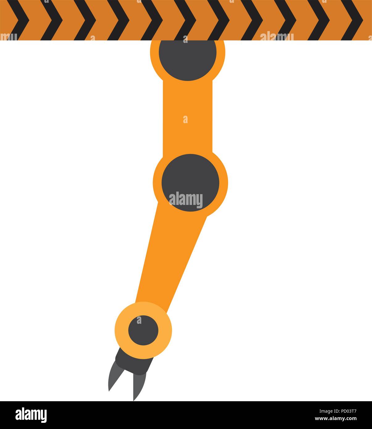 Isolated industrial robot arm icon Stock Vector Image & Art - Alamy