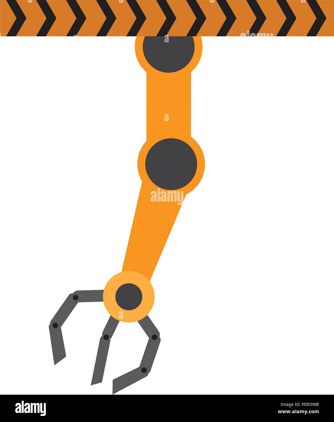Isolated industrial robot arm icon Stock Vector Image & Art - Alamy