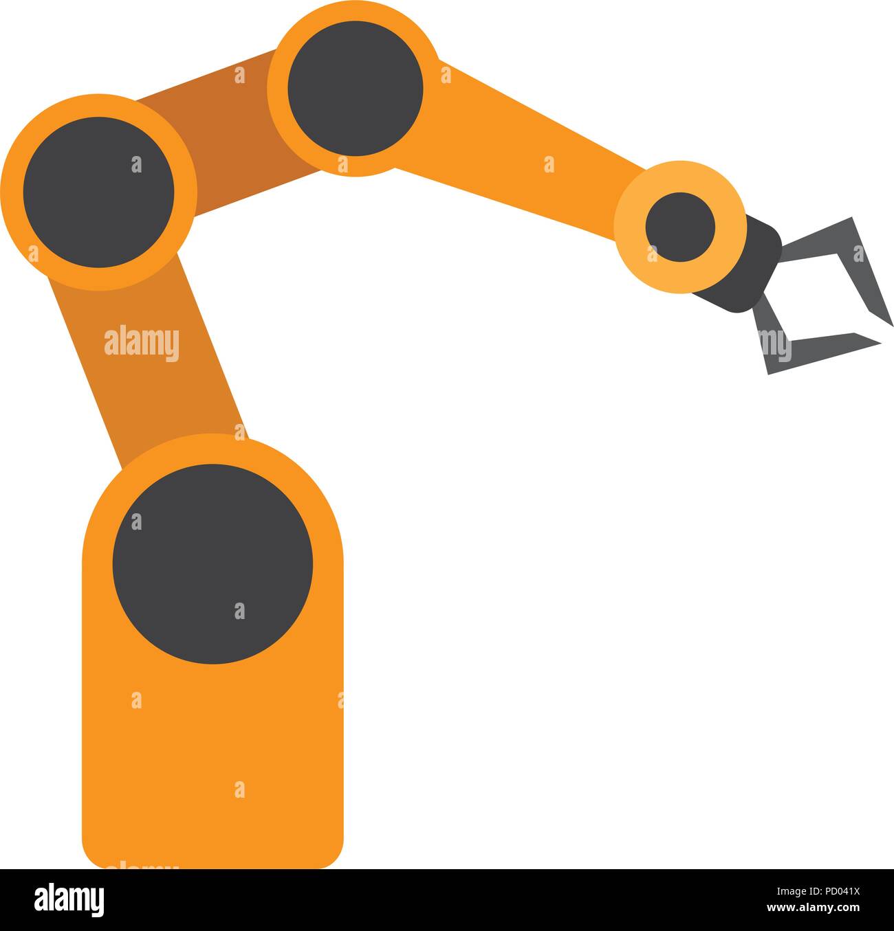 Isolated industrial robot arm icon Stock Vector Image & Art - Alamy