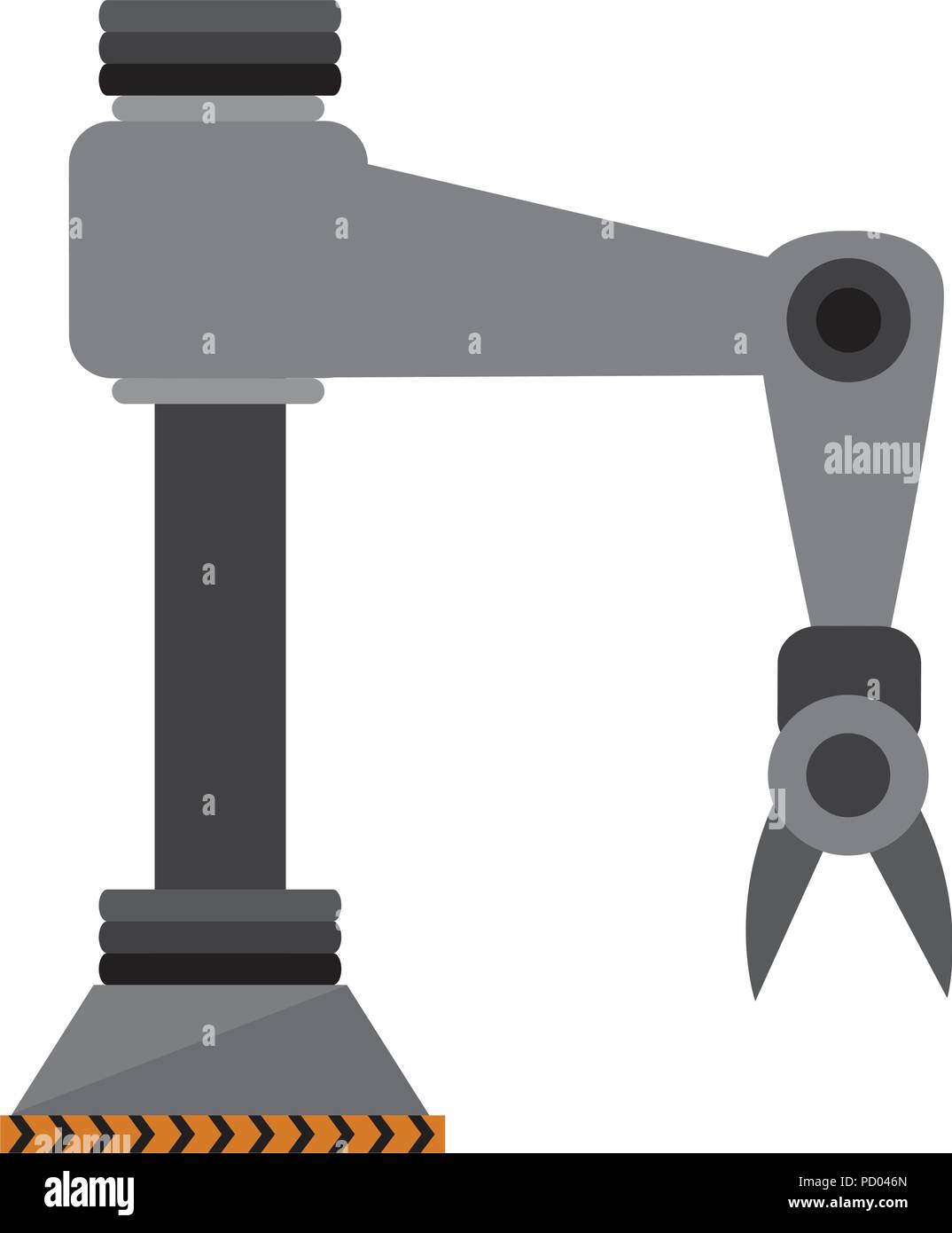 Isolated industrial robot arm icon Stock Vector Image & Art - Alamy