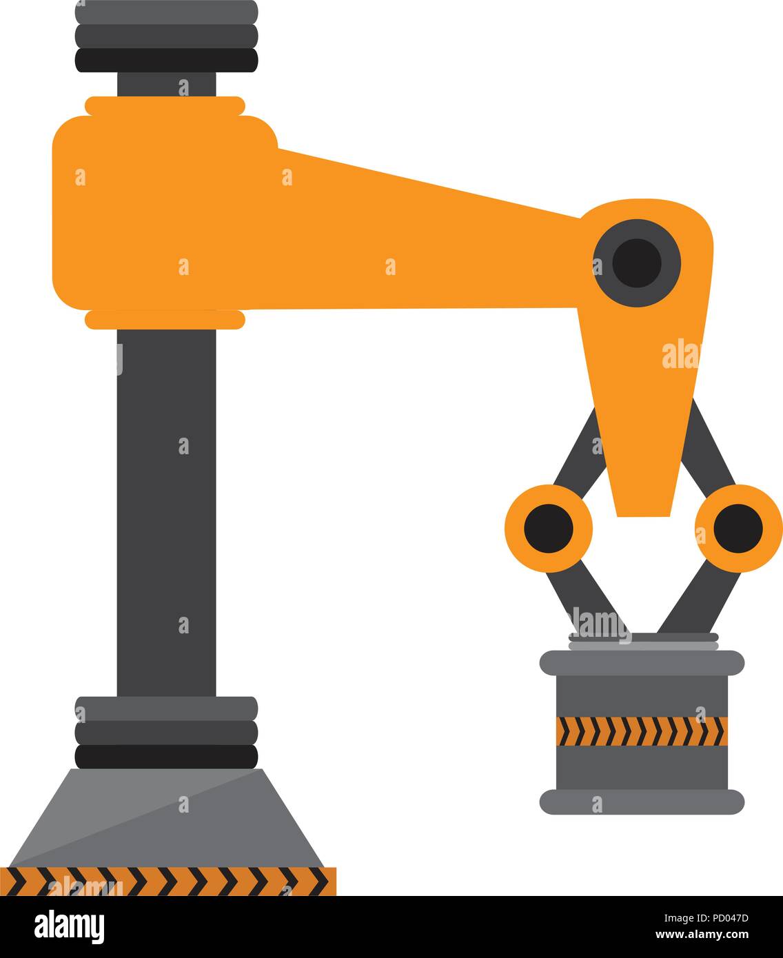 Isolated industrial robot arm icon Stock Vector Image & Art - Alamy