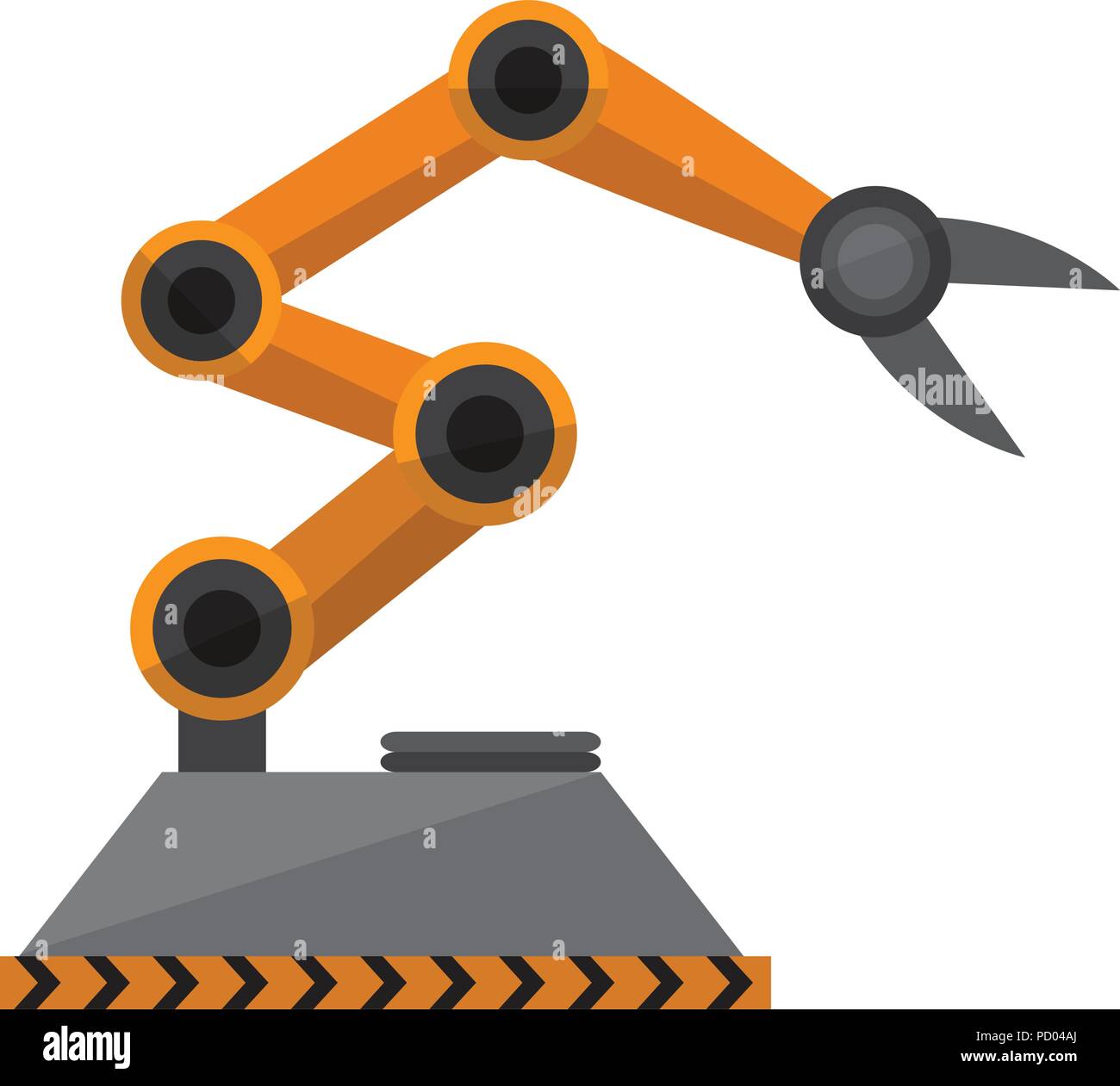 Isolated industrial robot arm icon Stock Vector Image & Art - Alamy