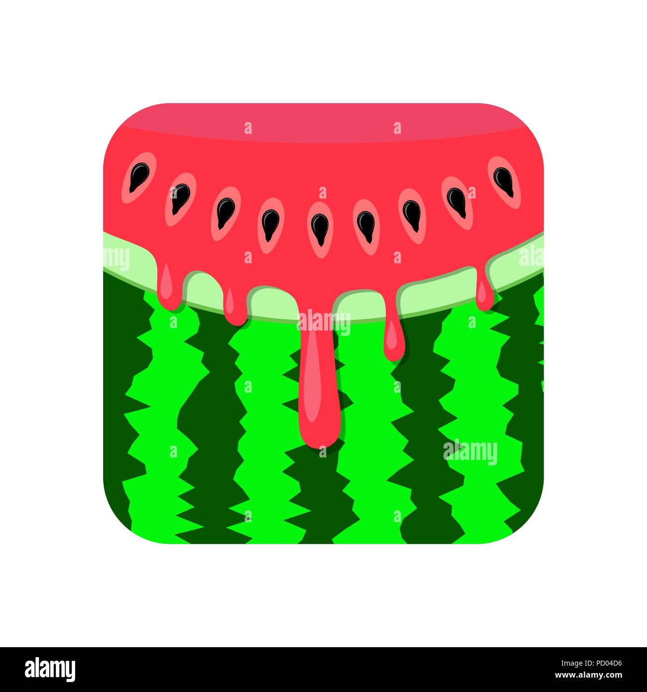 Watermelon pattern repeat Cut Out Stock Images & Pictures - Alamy